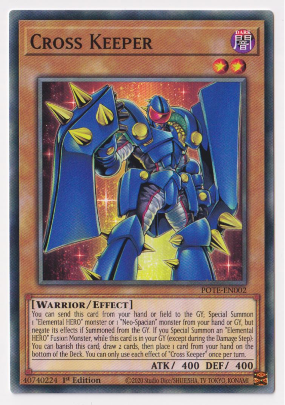 Cross Keeper Common Pote En002 Yu Gi Oh Single Card