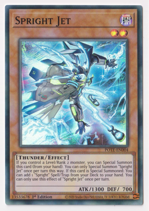 Spright Jet (Super Rare) : POTE-EN004 - Yu-Gi-Oh! Single Card
