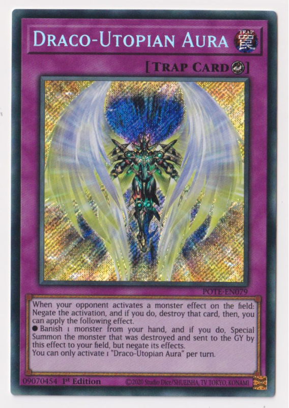 Draco-Utopian Aura (Secret Rare) : POTE-EN079 - Yu-Gi-Oh! Single Card