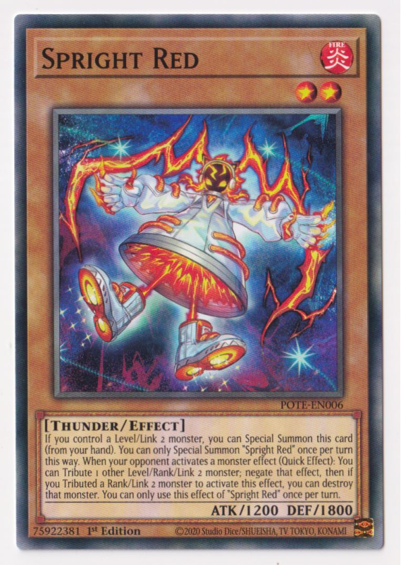 Spright Red Common Pote En006 Yu Gi Oh Single Card