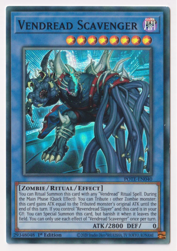 Vendread Scavenger (Super Rare) : POTE-EN040 - Yu-Gi-Oh! Single Card