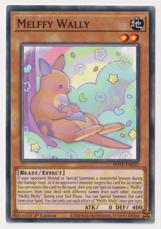 Melffy Wally Common Pote En022 Yu Gi Oh Single Card