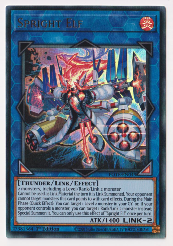 Spright Elf (Ultra Rare) : POTE-EN049 - Yu-Gi-Oh! Single Card