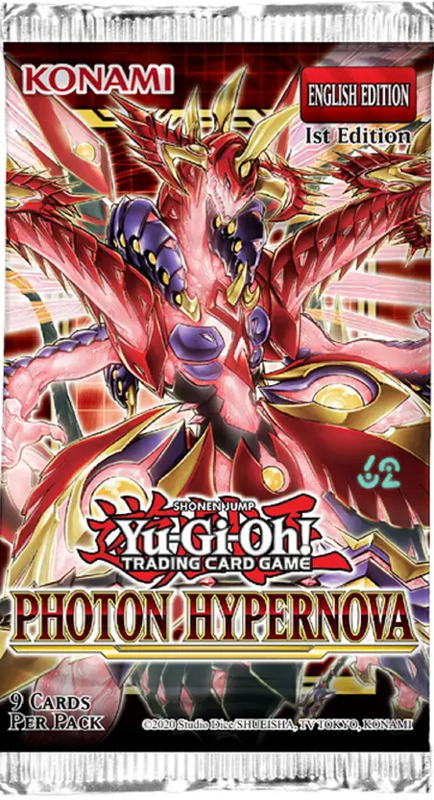 Yu-Gi-Oh! Sealed Booster PACK Photon Hypernova (9 Cards) (1st Edition)