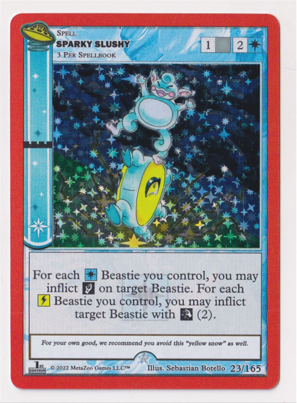 Sparky Slushy (HOLO) : UFO (1ST EDITION) 23/165 - MetaZoo Single Card