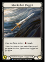 Quicksilver Dagger : DYN070 DYNASTY - Flesh & Blood Single Card