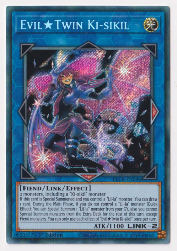 Evil Twin Ki-sikil (Secret Rare) : BLCR-EN096 - Yu-Gi-Oh! Single Card