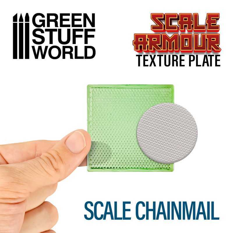 Green Stuff World Texture Plate - Scale Chainmail
