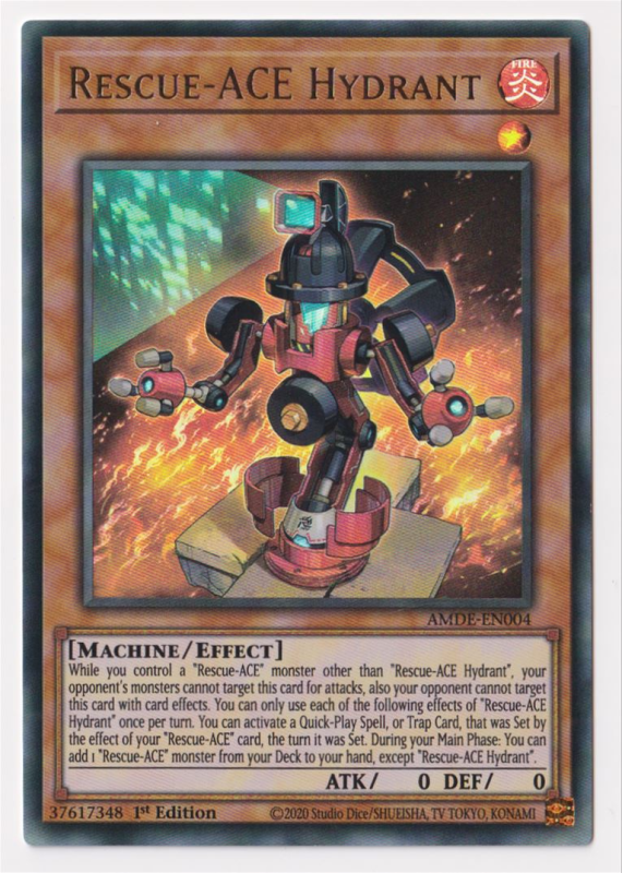 Rescue-ACE Hydrant (Ultra Rare) : AMDE-EN004 - Yu-Gi-Oh! Single Card