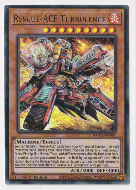 Rescue-ACE Turbulence (Ultra Rare) : AMDE-EN007 - Yu-Gi-Oh! Single Card