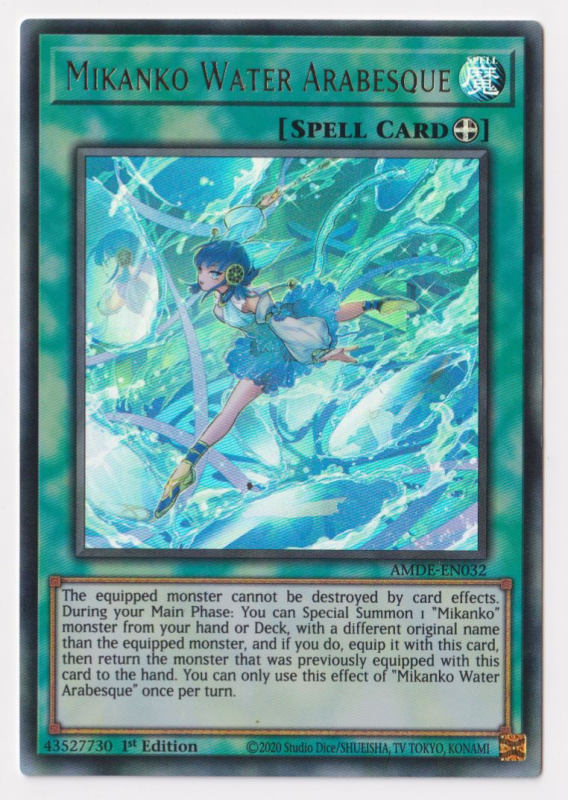 Mikanko Water Arabesque (Ultra Rare) : AMDE-EN032 - Yu-Gi-Oh! Single Card