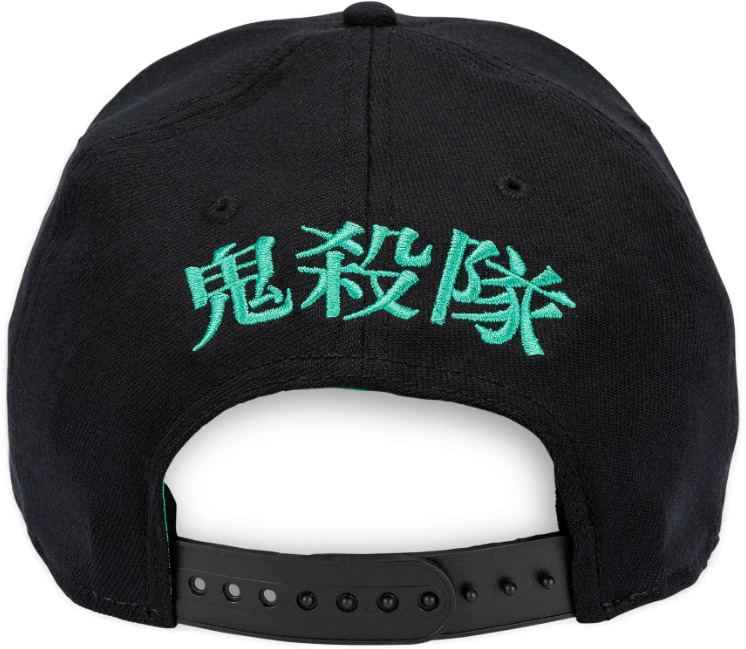 Demon Slayer Tanjiro Fox Mask Pre-Curved Bill Adults Snapback Cap