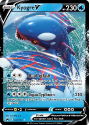 Kyogre V : SWORD AND SHIELD - CROWN ZENITH 37/159 - Pokemon Single Card