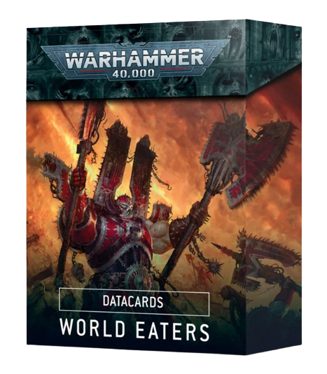 Warhammer 40K : Datacards World Eaters | Chaos Cards