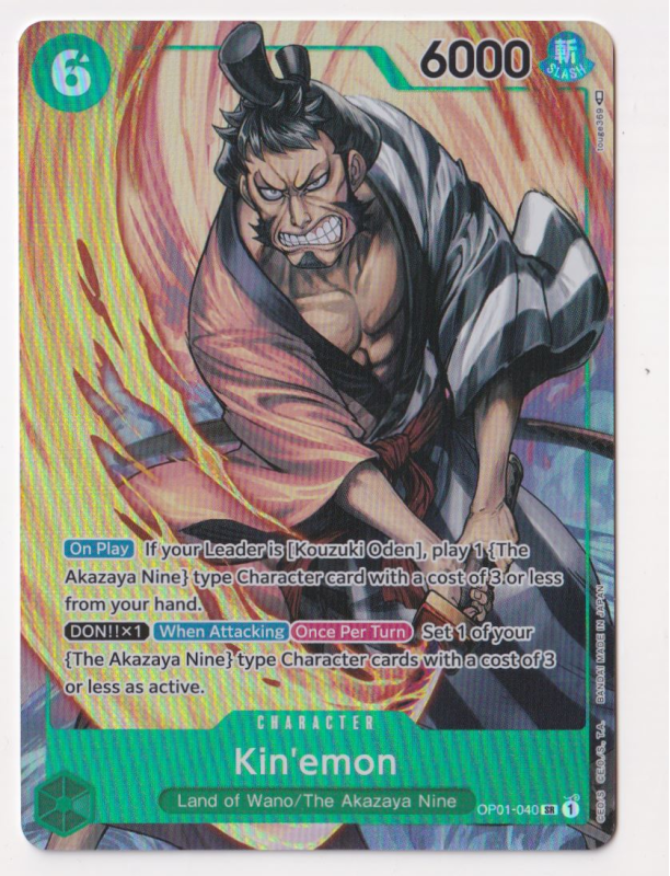 Kin'emon (PARALLEL) : OP01-040 ROMANCE DAWN - One Piece Single Card