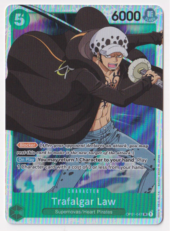 Trafalgar Law : OP01-047 ROMANCE DAWN - One Piece Single Card