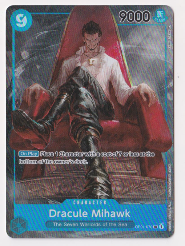 Dracule Mihawk (PARALLEL) : OP01-070 ROMANCE DAWN - One Piece Single Card