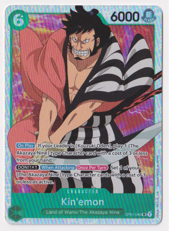 Kin'emon : OP01-040 ROMANCE DAWN - One Piece Single Card
