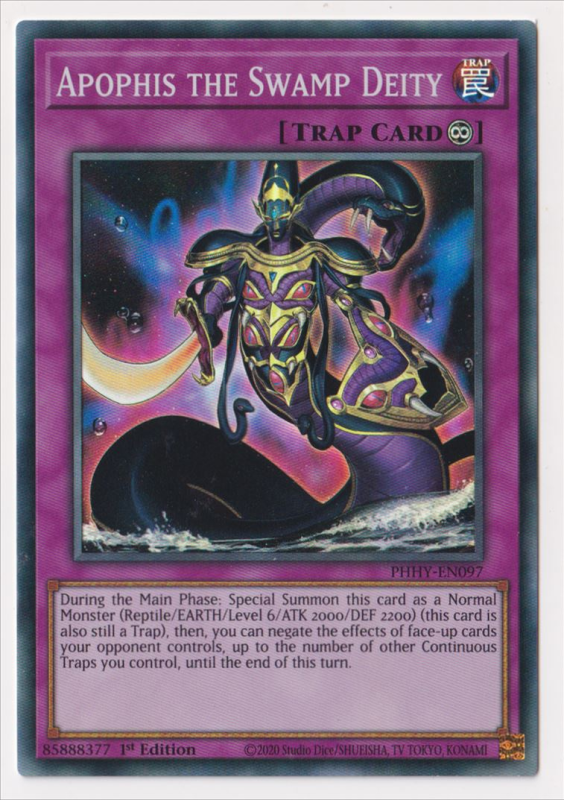 Apophis the Swamp Deity (Super Rare) : PHHY-EN097 - Yu-Gi-Oh! Single Card