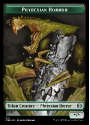 Phyrexian Horror Token (V2) : 007/014 Phyrexia: All Will Be One - Magic ...