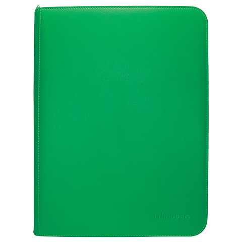 Ultra Pro Vivid 9-Pocket Zippered PRO-Binder: Green