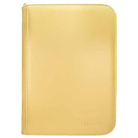 Ultra Pro Vivid 4-Pocket Zippered PRO-Binder: Yellow