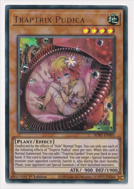 Traptrix Pudica (Ultra Rare) : SDBT-EN001 - Yu-Gi-Oh! Single Card