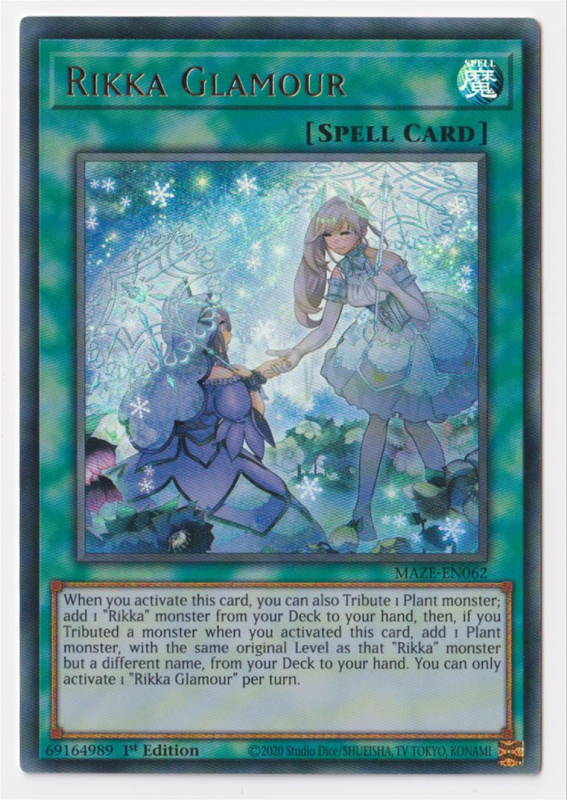 Rikka Glamour (Ultra Rare) : MAZE-EN062 - Yu-Gi-Oh! Single Card