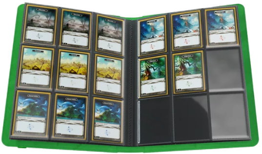 Gamegenic Prime Album 18-Pocket Green | Chaos Cards
