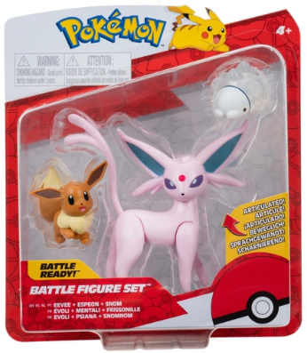 Pokemon Battle Figure Pack Eevee, Espeon and Snom