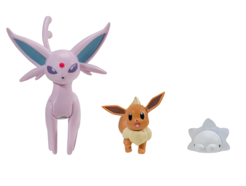 Pokemon Battle Figure Pack Eevee, Espeon and Snom