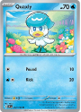 Quaxly : SCARLET AND VIOLET - BASE SET 52/198 - Pokemon Single Card