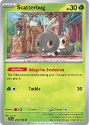 Scatterbug : SCARLET AND VIOLET - BASE SET 08/198 - Pokemon Single Card