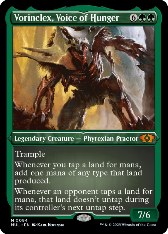 Vorinclex, Voice of Hunger (FOIL-ETCHED) : 0094 MULTIVERSE LEGENDS ...