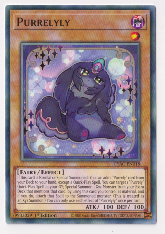 Purrelyly (Common) : CYAC-EN018 - Yu-Gi-Oh! Single Card