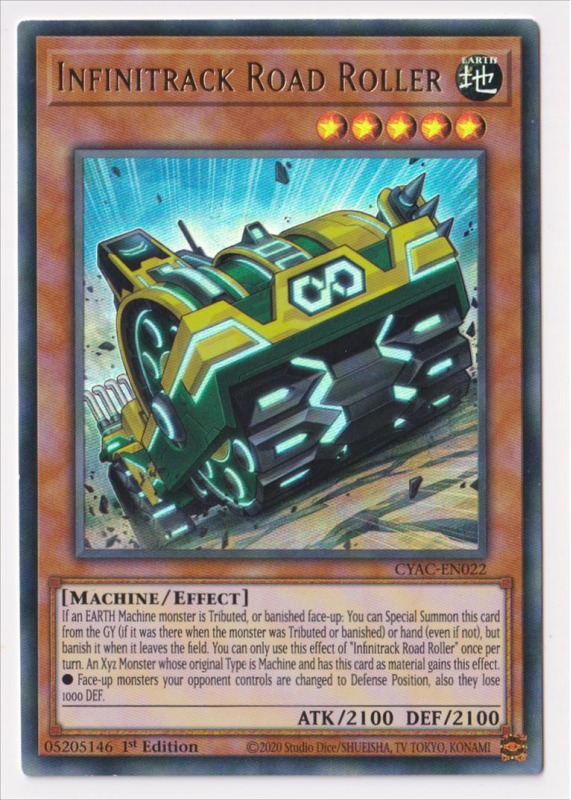 Infinitrack Road Roller (Ultra Rare) : CYAC-EN022 - Yu-Gi-Oh! Single Card