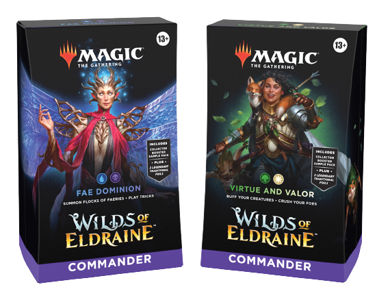 Magic the Gathering: Wilds of Eldraine - Commander Deck Set of 2