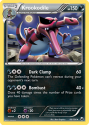 Pokemon Single Card B&W - DARK EXPLORERS - 066/108 : Krookodile | Chaos ...