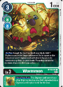 Wormmon : BT12-047 ACROSS TIME - Digimon Card Game Single Card