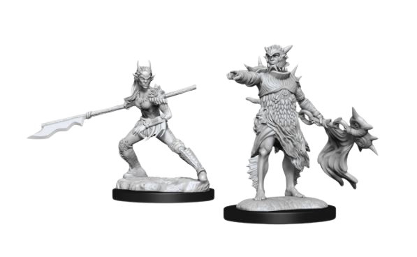 Magic Unpainted Miniatures: Coralhelm Commander & Halimar Wavewatch