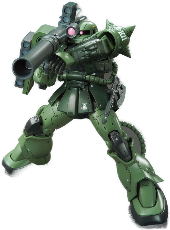 Gundam MS-06C-6/R6 Zaku II Type C6/R6 Model Kit