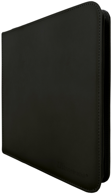 Ultra Pro Vivid 12-Pocket Zippered PRO-Binder: Black
