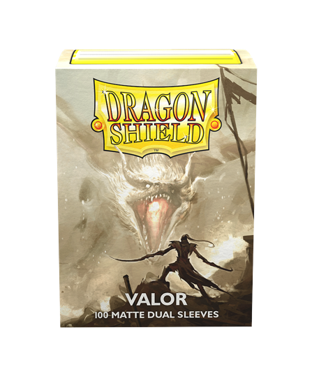 Dragon Shield Valor - Dual Matte Sleeves - Standard Size (100 Sleeves)
