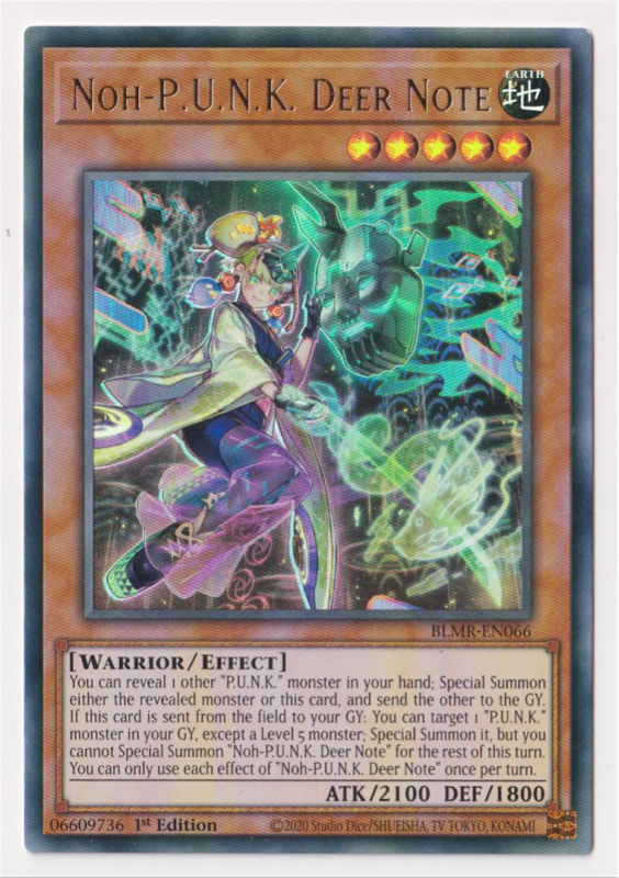 Noh-P.U.N.K. Deer Note (Ultra Rare) : BLMR-EN066 - Yu-Gi-Oh! Single Card