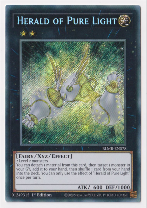 Herald of Pure Light (Secret Rare) : BLMR-EN078 - Yu-Gi-Oh! Single Card
