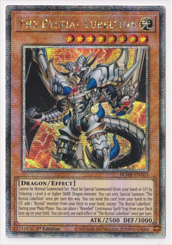The Bystial Lubellion (Quarter Century Secret Rare) : BLMR-EN103 - Yu ...