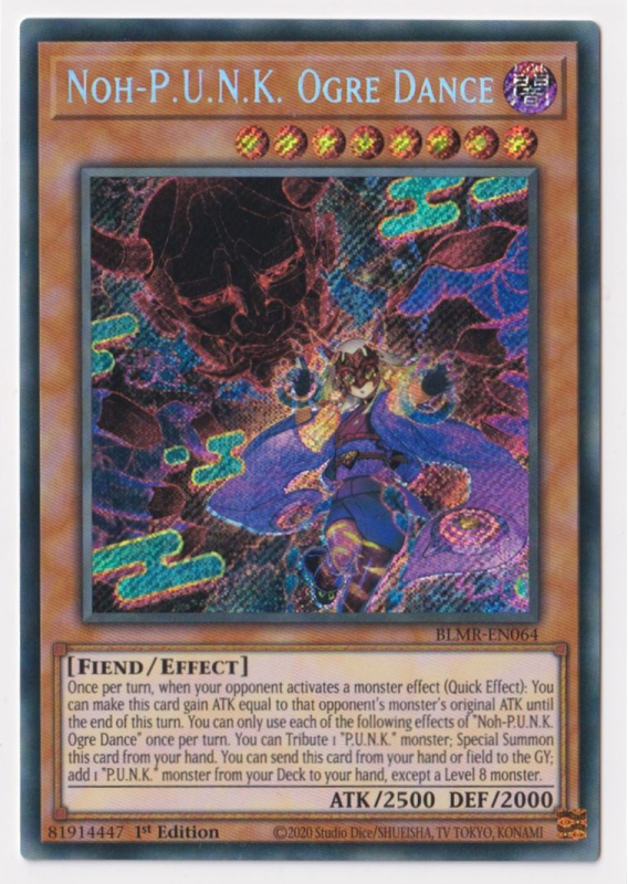 Noh-P.U.N.K. Ogre Dance (Secret Rare) : BLMR-EN064 - Yu-Gi-Oh! Single Card