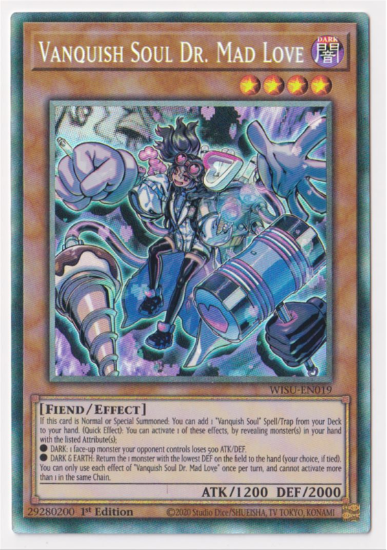 Vanquish Soul Dr Mad Love Collectors Rare Wisu En019b Yu Gi Oh