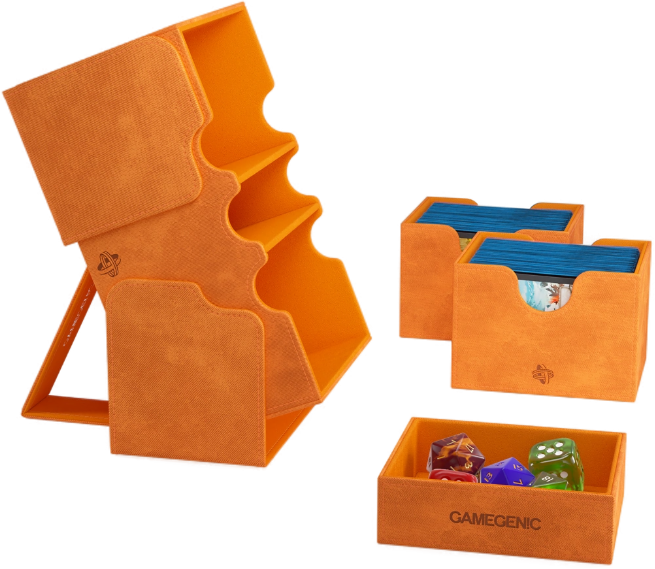Gamegenic Stronghold 200+ XL Orange | Chaos Cards
