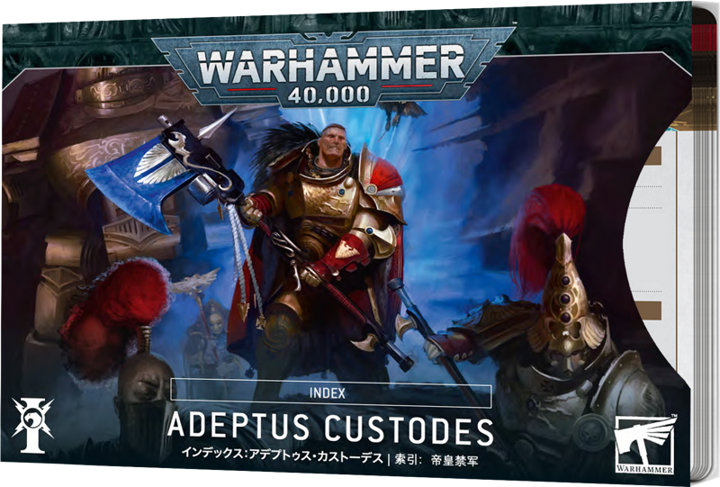 Warhammer 40K : Index Cards Adeptus Custodes | Chaos Cards